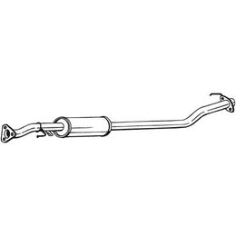 BOSAL Mittelschalld&auml;mpfer 284447 f&uuml;r HONDA