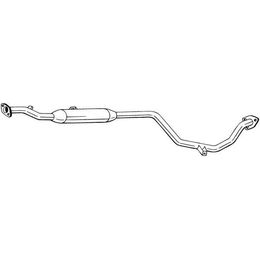 BOSAL Mittelschalld&auml;mpfer 285273 f&uuml;r MITSUBISHI