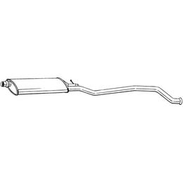 BOSAL Mittelschalld&auml;mpfer 286251 f&uuml;r Peugeot
