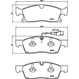 Hella Bremsbelagsatz, Scheibenbremse 8db355039871
