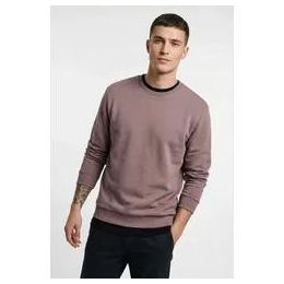 Only & Sons Sweatshirt ONLY & SONS "ONSCERES CREW NECK NOOS", Herren, Gr. S, twilight mauve, angeraute Sweatware, Obermaterial: 57% Baumwolle, 43% Polyester, unifarben, regular fit normal, Rundhals, Rippb&uuml;ndchen, Sweatshirts Sweatshirt, Baumwollmischung, regular fit