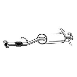 VEGAZ Mittelschalld&auml;mpfer mzs171 f&uuml;r MAZDA