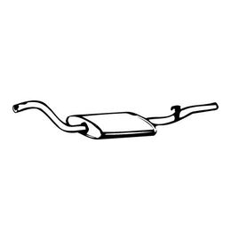 VEGAZ Endschalld&auml;mpfer fs97 f&uuml;r Ford