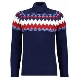Rundhalspullover Ragman, Herren, Gr. 54, marineblau, Strick, 90% Wolle 10% Baumwolle, Pullover Rundhalspullover