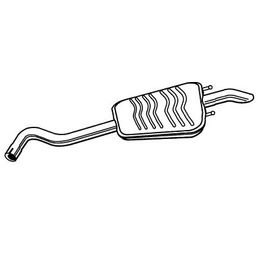VEGAZ Endschalld&auml;mpfer fs423 f&uuml;r Ford