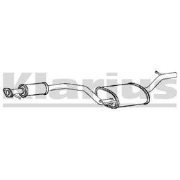 VEGAZ Mittelschalld&auml;mpfer fs632 f&uuml;r Ford