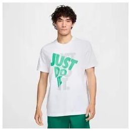 T-Shirt Nike "M NSW TEE 12MO JDI SP25", Herren, Gr. 3XL, wei&szlig;, Obermaterial: 100% Baumwolle, normal, Shirts T-Shirt