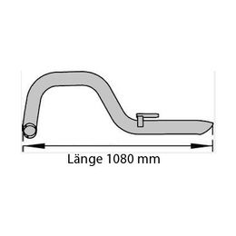VEGAZ Abgasrohr mr319 hinten f&uuml;r MERCEDES-BENZ VW