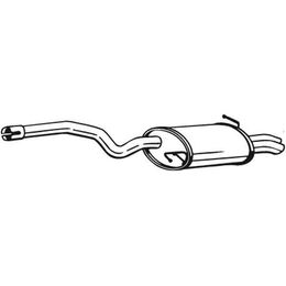 BOSAL Endschalld&auml;mpfer 105221 f&uuml;r Audi