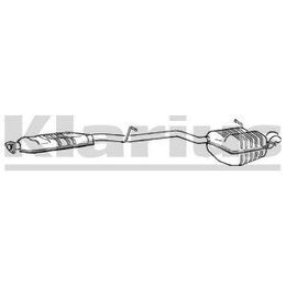 VEGAZ Endschalld&auml;mpfer ms438 f&uuml;r Mercedes