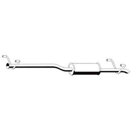VEGAZ Mittelschalld&auml;mpfer ms486 f&uuml;r Mercedes