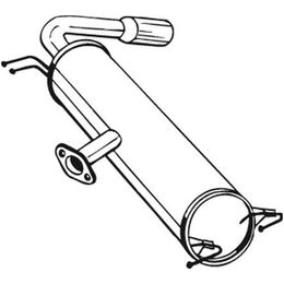 BOSAL Endschalld&auml;mpfer 228467 f&uuml;r TOYOTA