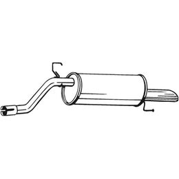 BOSAL Endschalld&auml;mpfer 185689 f&uuml;r Vaughall
