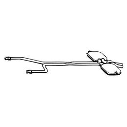 VEGAZ Mittelschalld&auml;mpfer ms97 f&uuml;r Mercedes