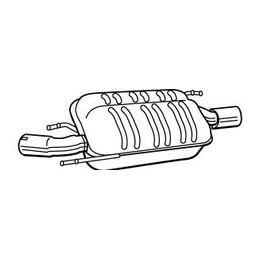 VEGAZ Endschalld&auml;mpfer fs537 f&uuml;r Ford