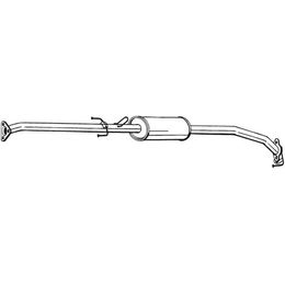 BOSAL Mittelschalld&auml;mpfer 289033 f&uuml;r HONDA
