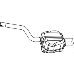 VEGAZ Endschalld&auml;mpfer sks127 f&uuml;r Skoda