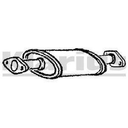 VEGAZ Mittelschalld&auml;mpfer ts242 f&uuml;r TOYOTA