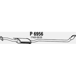 VEGAZ Mittelschalld&auml;mpfer ts411 mitte f&uuml;r TOYOTA