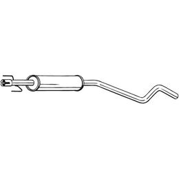 BOSAL Mittelschalld&auml;mpfer 284747 f&uuml;r Vaughall