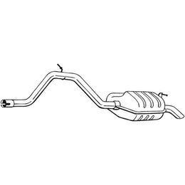 BOSAL Endschalld&auml;mpfer 281041 f&uuml;r Ford