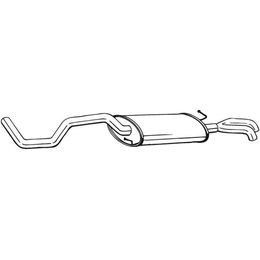 BOSAL Endschalld&auml;mpfer 282643 f&uuml;r VW