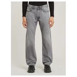 G-Star Raw 5-Pocket-Jeans G-STAR "Dakota Regular Straight Jeans", Damen, Gr. 34, L&auml;nge 32, sun faded eolith grau, Obermaterial: 63% Baumwolle, 37% Baumwolle, Jeans 5-Pocket-Jeans