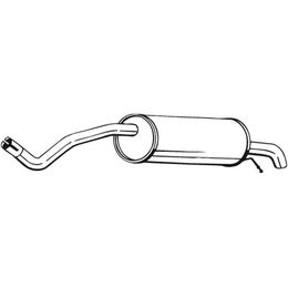 BOSAL Endschalld&auml;mpfer 278661 f&uuml;r Skoda