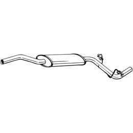 BOSAL Mittelschalld&auml;mpfer 281371 f&uuml;r VW