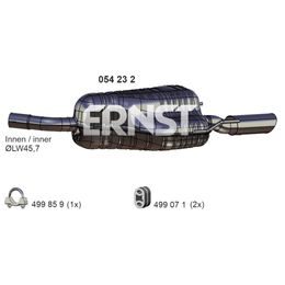 Ernst Endschalld&auml;mpfer 054232 f&uuml;r Opel GM