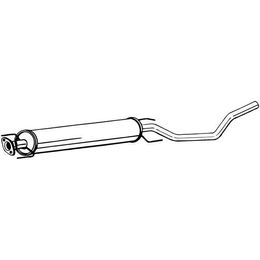 BOSAL Mittelschalld&auml;mpfer 286169 f&uuml;r SAAB