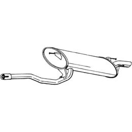 BOSAL Endschalld&auml;mpfer 280909 f&uuml;r TOYOTA