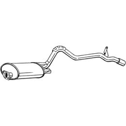 BOSAL Endschalld&auml;mpfer 283605 f&uuml;r MITSUBISHI