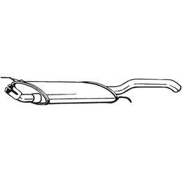 BOSAL Endschalld&auml;mpfer 233761 f&uuml;r VW