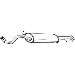 BOSAL Endschalld&auml;mpfer 281967 f&uuml;r VW