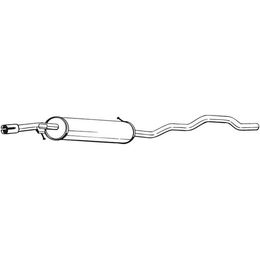 BOSAL Mittelschalld&auml;mpfer 285515 f&uuml;r Ford SEAT VW