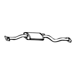 VEGAZ Mittelschalld&auml;mpfer mzs82 f&uuml;r MAZDA