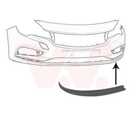 Van Wezel Spoiler 3810501 vorne links f&uuml;r OPEL