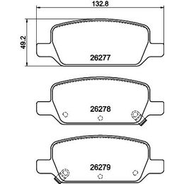 DON Bremsbelagsatz, Scheibenbremse pcp2032 f&uuml;r Tesla