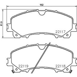 DON Bremsbelagsatz, Scheibenbremse pcp1876 f&uuml;r NISSAN SAMSUNG RENAULT INFINITI