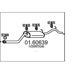 MTS MARKENTECHNIKSERVICEGMBH & CO. KG MTS Endschalld&auml;mpfer 0160639 f&uuml;r Suzuki