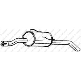 VEGAZ Endschalld&auml;mpfer pgs388 f&uuml;r Peugeot