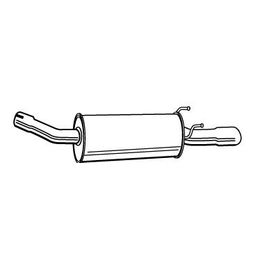 VEGAZ Endschalld&auml;mpfer fs373 f&uuml;r Ford