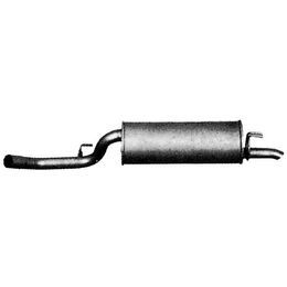 VEGAZ Endschalld&auml;mpfer fts122 hinten f&uuml;r Fiat