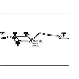 MTS MARKENTECHNIKSERVICEGMBH & CO. KG MTS Endschalld&auml;mpfer 0194470 f&uuml;r DAIHATSU