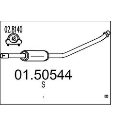 MTS MARKENTECHNIKSERVICEGMBH & CO. KG MTS Mittelschalld&auml;mpfer 0150544