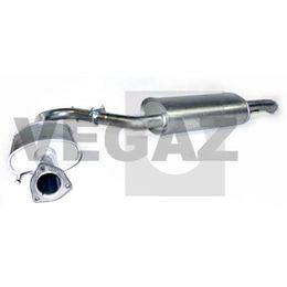 VEGAZ Endschalld&auml;mpfer pgs284 f&uuml;r Fiat Peugeot Citro&euml;n