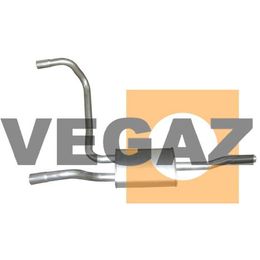 VEGAZ Endschalld&auml;mpfer fs53 f&uuml;r Ford