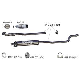 Ernst Mittelschalld&auml;mpfer Set 012232 f&uuml;r Opel GM
