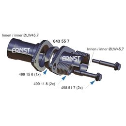 Ernst Reparatursatz, Abgasrohr Set 043557
